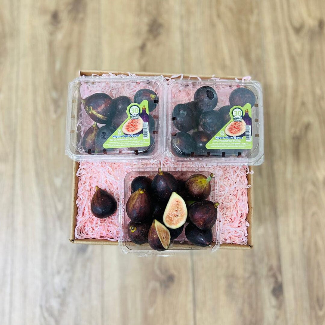 Fresh Black Mission Fig Box - Small (3 Crates) - Tropical Fruit Box