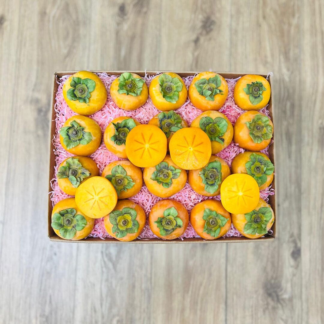 Fuyu Persimmons - Large (8 Pounds) - Tropical Fruit Box