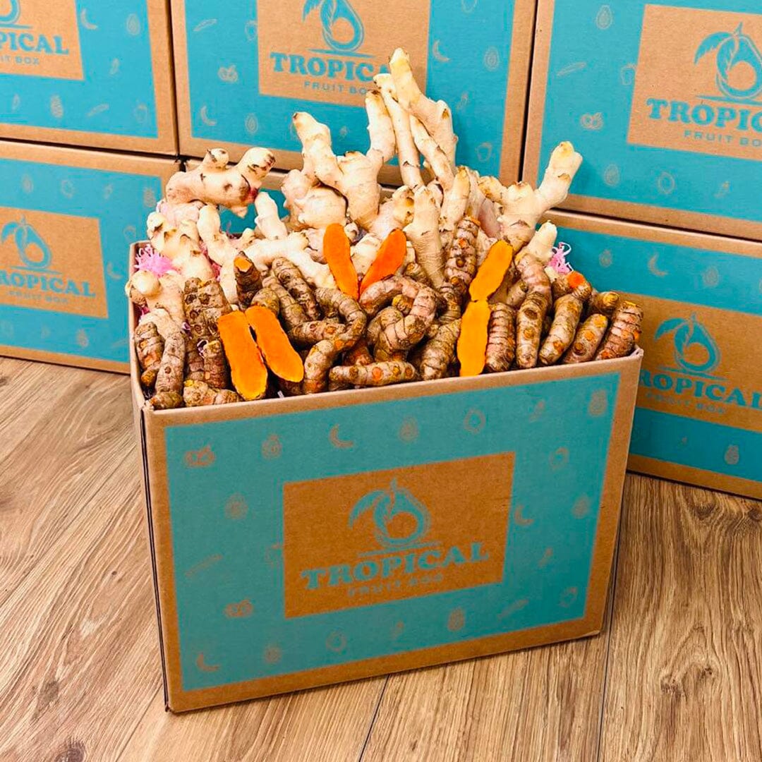 Ginger & Turmeric Box - Large (8 Pounds) - Tropical Fruit Box