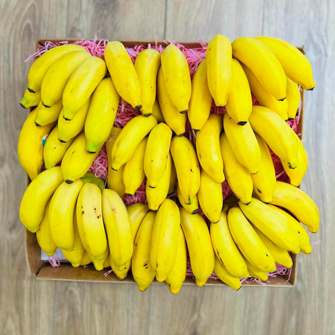 Apple Banana Manzano Box - Large (12 Pounds) - Tropical Fruit Box