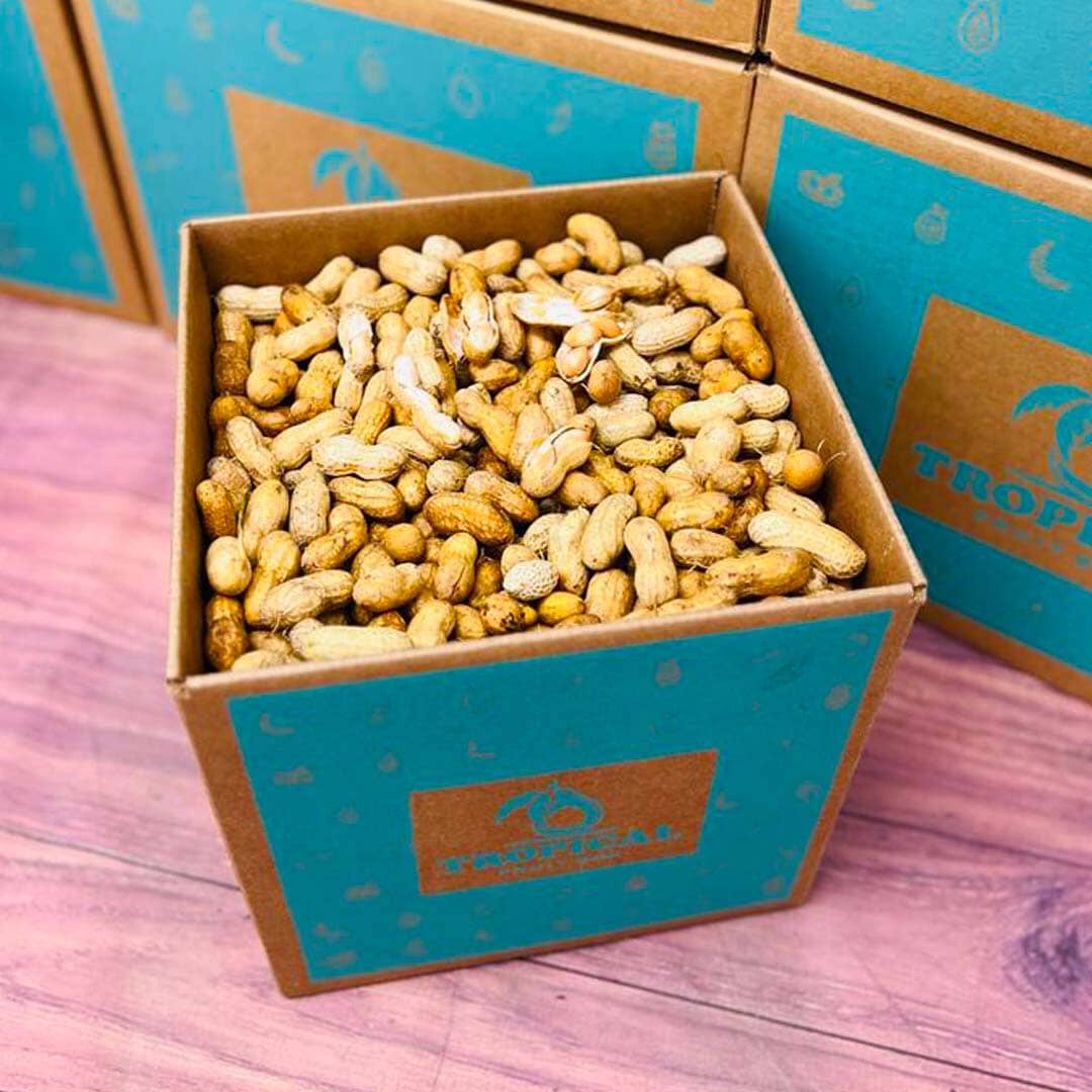 Raw Georgia Peanuts Box - Small (3 Pounds) - Tropical Fruit Box