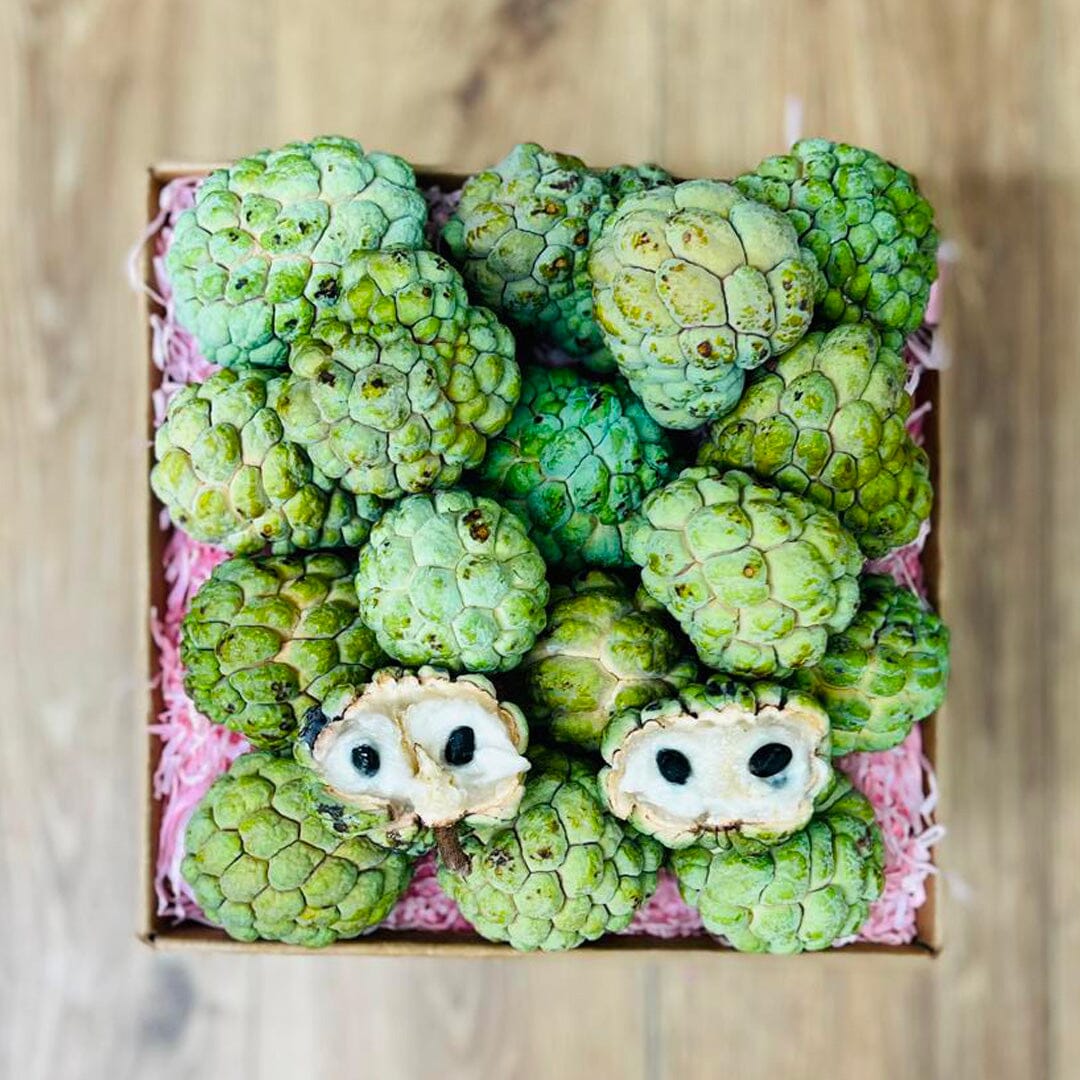 Fresh Sugar Apple | Sweet Sop | Anon Box - Regular (5 Pounds)