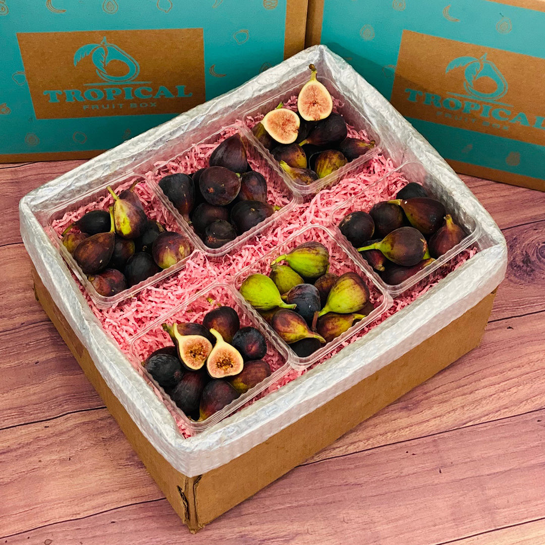 Fresh Black Mission Fig Box - Regular (6 Crates) - Tropical Fruit Box