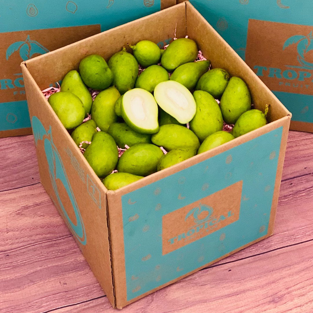 Baby Green Mangos - Small (3 Pounds) - Tropical Fruit Box